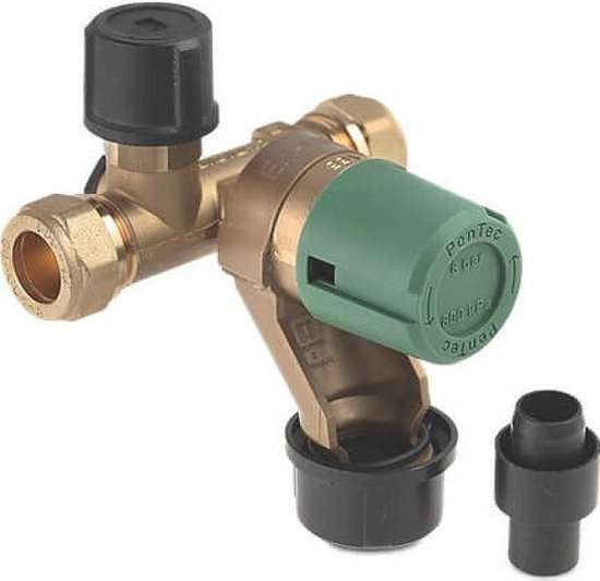 Duco Pentec inlaatcombinatie - 6 bar 15 mm knel | bol