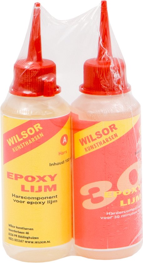30 minuten epoxy lijm - set 200 ml | bol