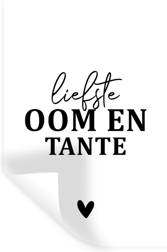 Muurstickers - Sticker Folie - 'Liefste oom en tante' - Quotes ...