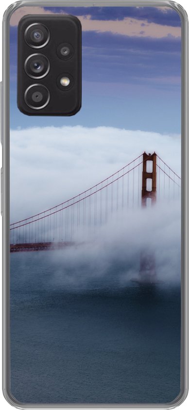 Samsung Galaxy A73 hoesje - Golden gate bridge getroffen door ...
