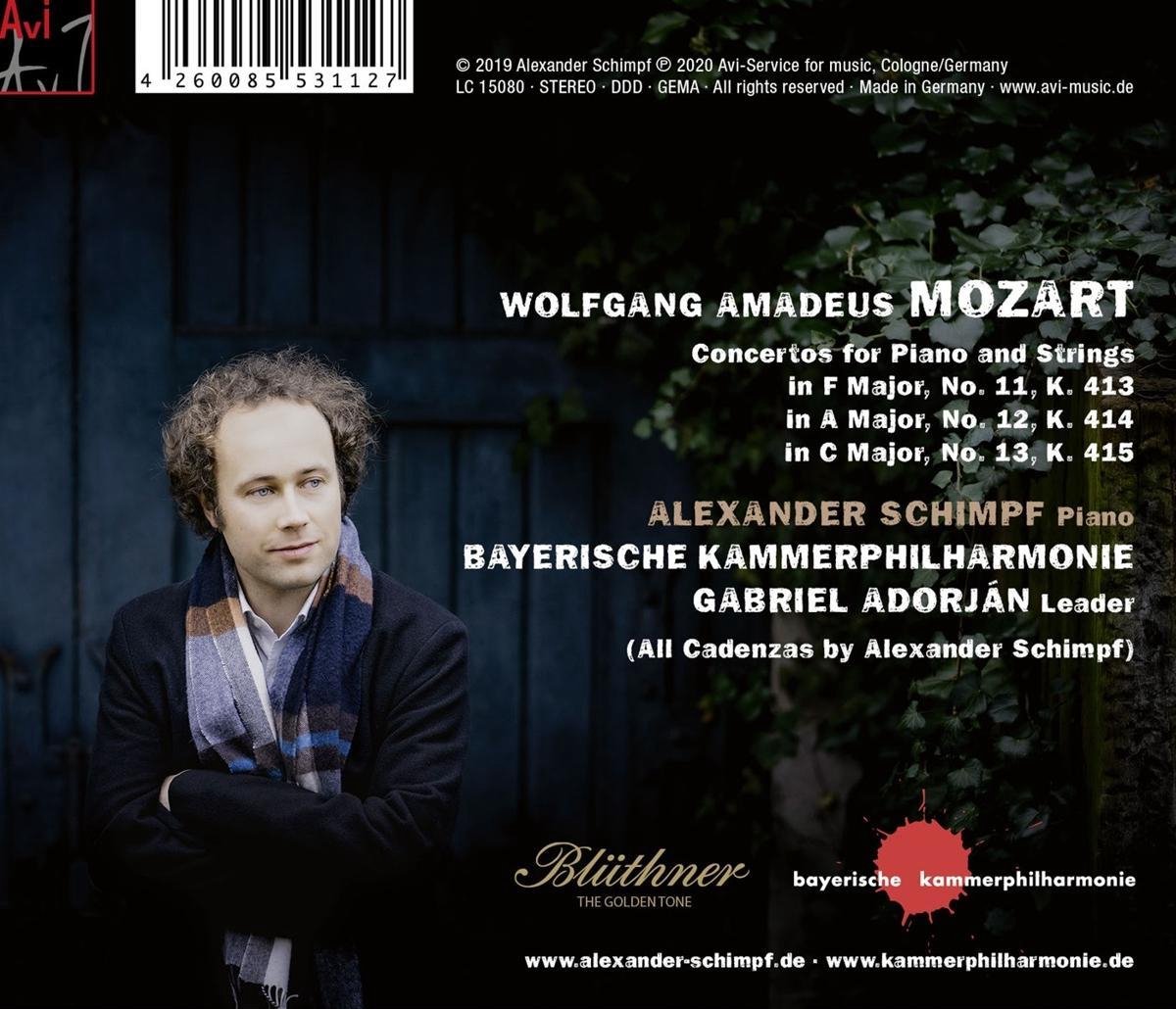 W.A. Mozart: Piano Concertos K. 413 - 415, Bayerische Kammerphilharmonie | CD (album)... | bol.com