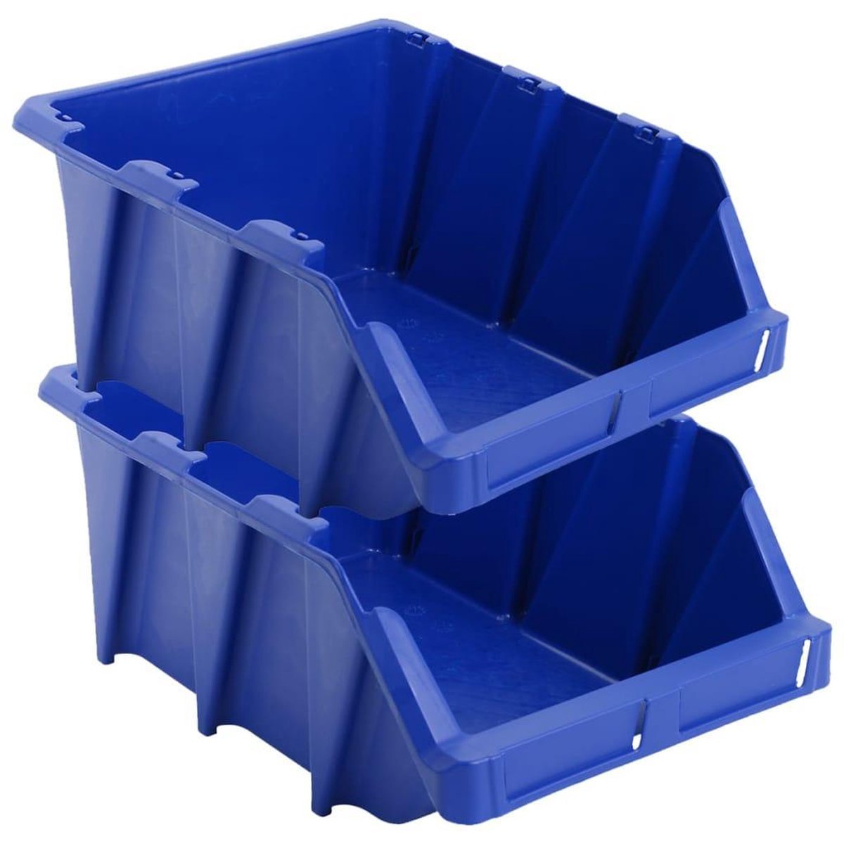 Opbergbakken stapelbaar 265x420x178 mm blauw 20 st | bol.com
