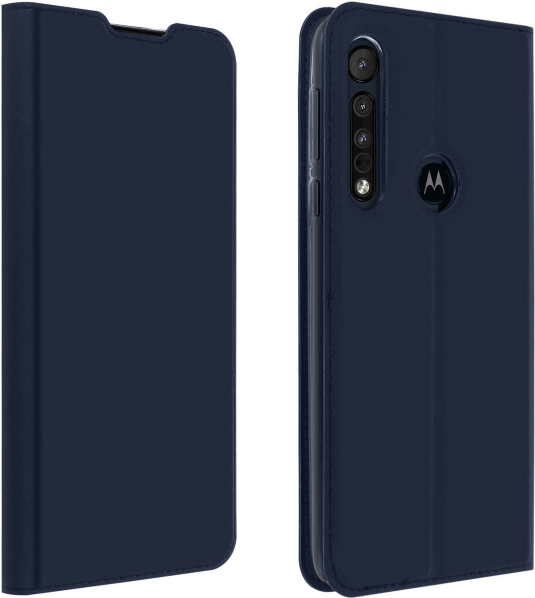 Motorola One Macro hoesje - Dux Ducis Skin Pro Book Case - Blauw | bol.com