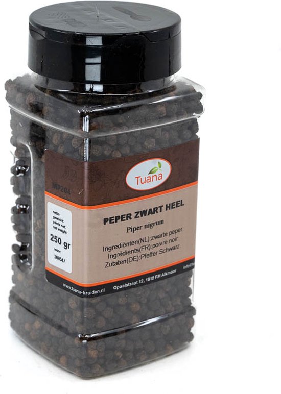 Zwarte Peper (Heel) - MP0211- 150 GRAM | bol