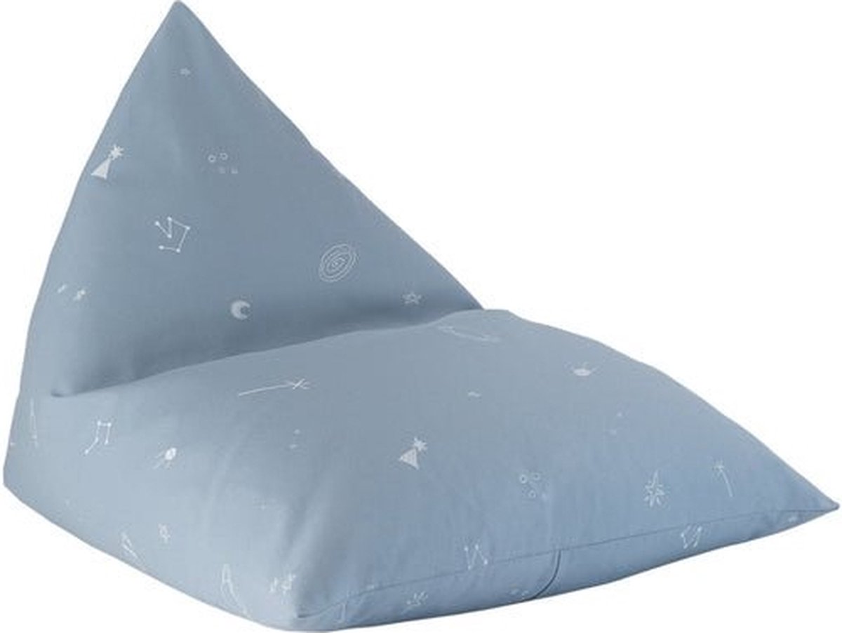 Kinder Zitzak Beanbag Kinderkamer Cosmic Blue Wigiwama - Zitzak Kind ...