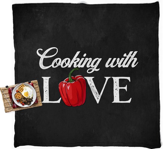 Waterdicht Picknickkleed - Geschikt als Strandlaken / Strandmat - Tekst ...