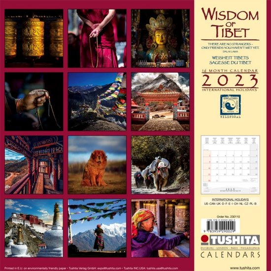 Wisdom of Tibet Kalender 2023 | bol.com