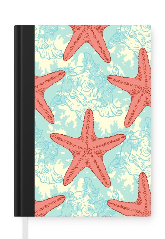 Carnet - Cahier - Étoile de mer - Motifs - Coquillage - Carnet - Format ...