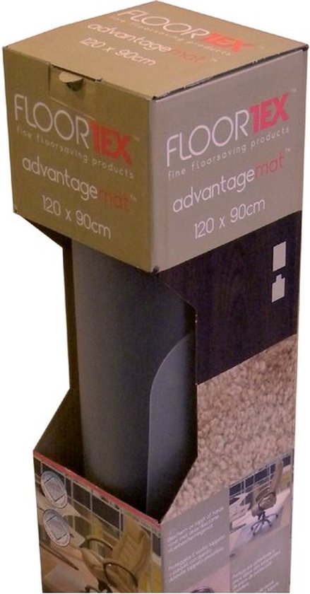 Floortex vloermat voor harde oppervlakken formaat 120 x 90 cm ...