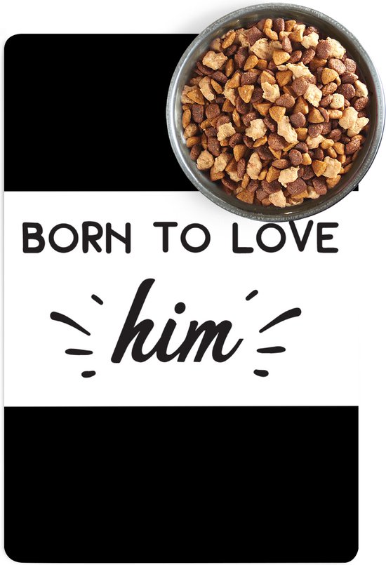 Voermat - Placemat voerbak - Placemat hond - Placemat kat - Quotes ...