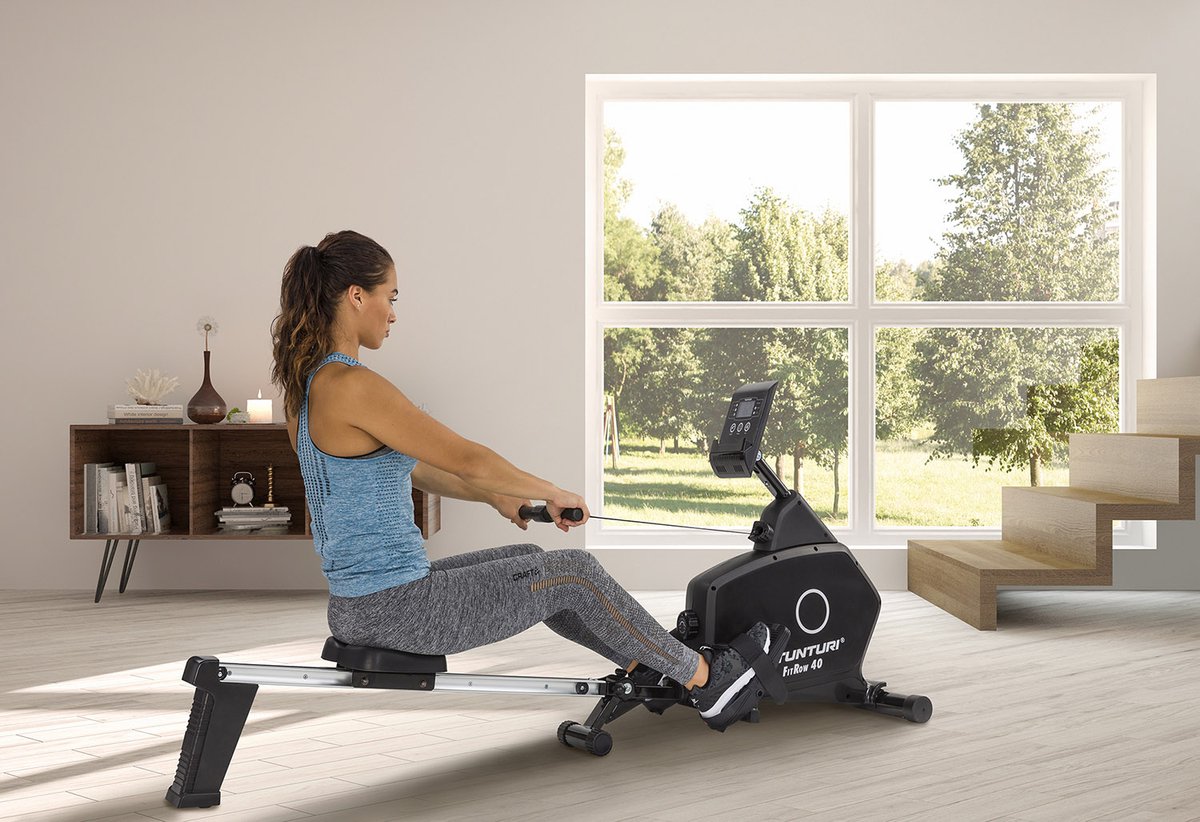 Tunturi Fitrow 40 Water Roeitrainer - Roeimachine Met 8 ...