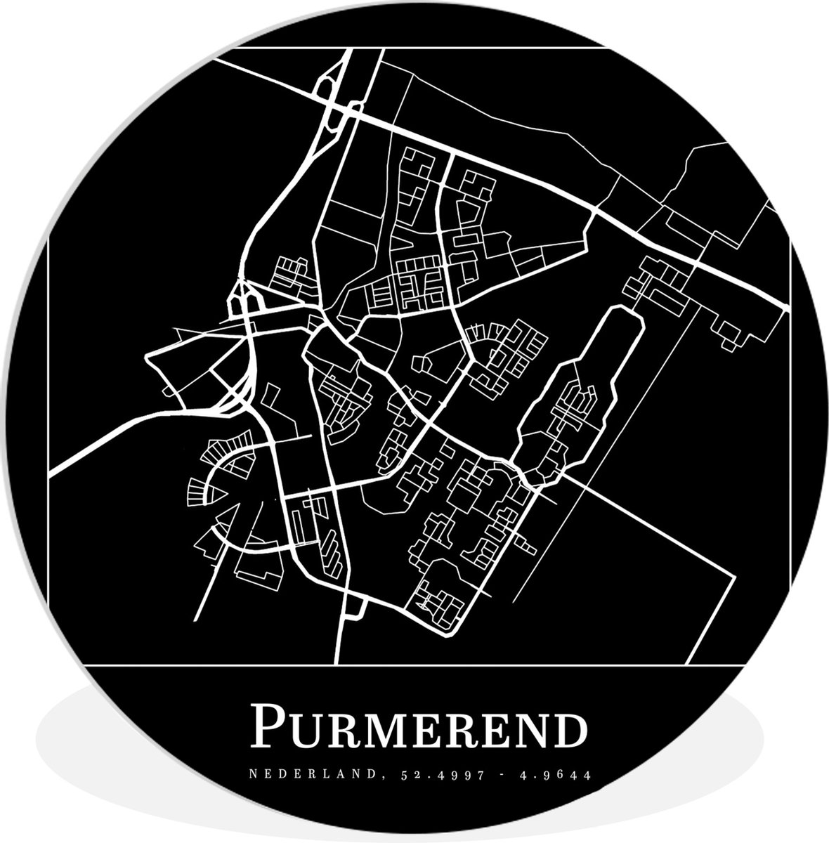 Wall Circle - Wall Circle Indoor - Map - Purmerend - Map - City Map ...