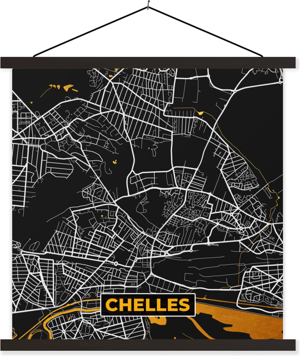 Porte-affiche avec affiche - Affiche scolaire - Carte - Plan de ville - Chelles -... | bol.com