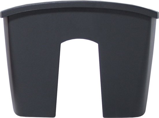 3x stuks balkon railing opzet plantenbakken/bloembakken kunststof 39 x ...