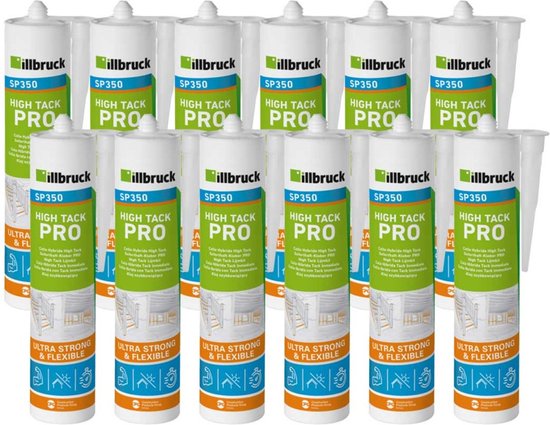 SP350 High Tack Pro Lijmkit | Wit | 310 ML | bol.com