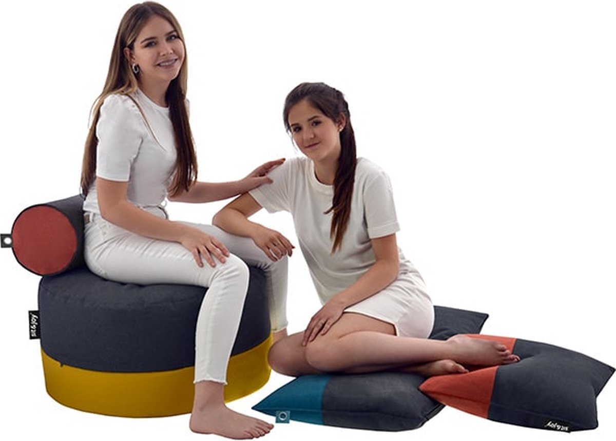 Sit&joy - Duo Tutti - Sierkussen - Zitzak - Terracotta | bol.com