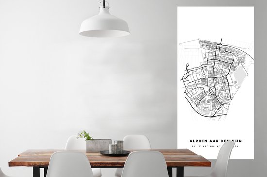 Poster Kaart – Plattegrond – Stadskaart – Alphen aan den Rijn ...