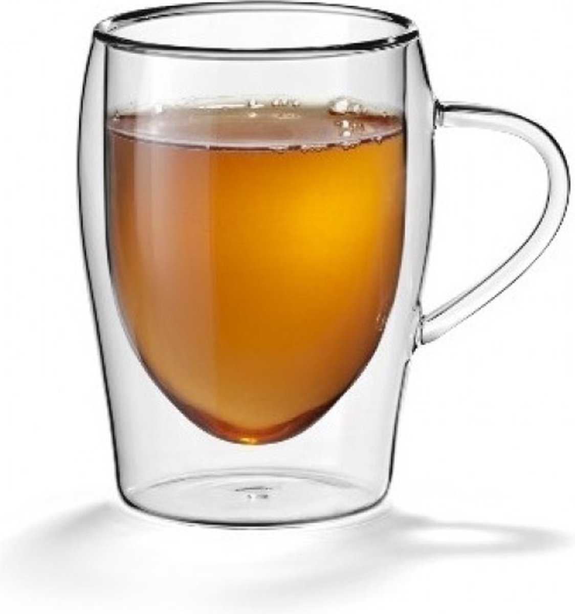 Verre à thé à double paroi avec poignée | bol.com