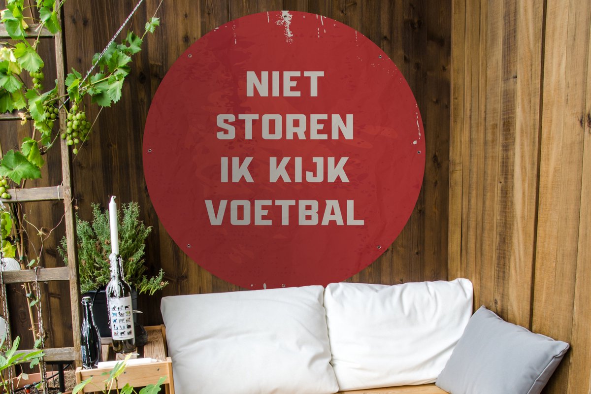 Tuincirkel Spreuken - Quotes - Niet storen ik kijk voetbal - Voetbal ...