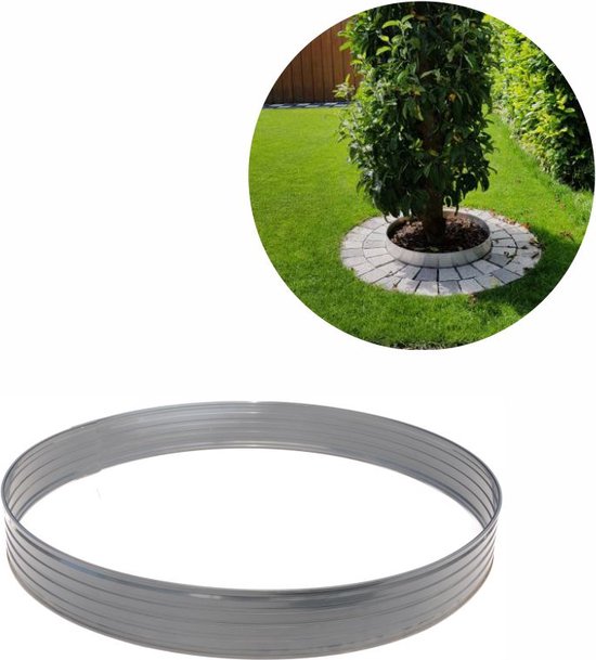 Boomring van aluminium Hoogte 100 mm Diameter 0,6 m | Boomranden ...