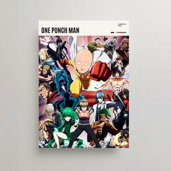 Anime Poster - One Punch Man Poster - Minimalist Poster A3 - One Punch ...