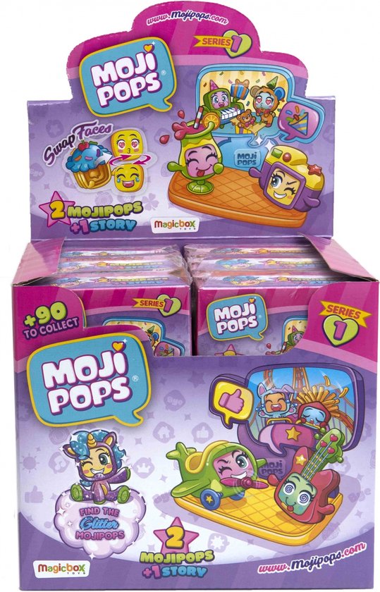 Moji Pops verzamelfiguren - 1 pakje - Speelset - Schoencadeautje | bol.com
