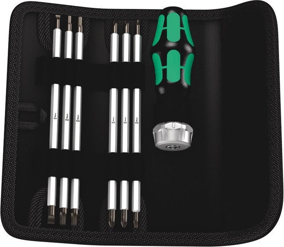 Wera Kraftform Compact - Ratelschroevendraaier set - 7-delig met 12 ...