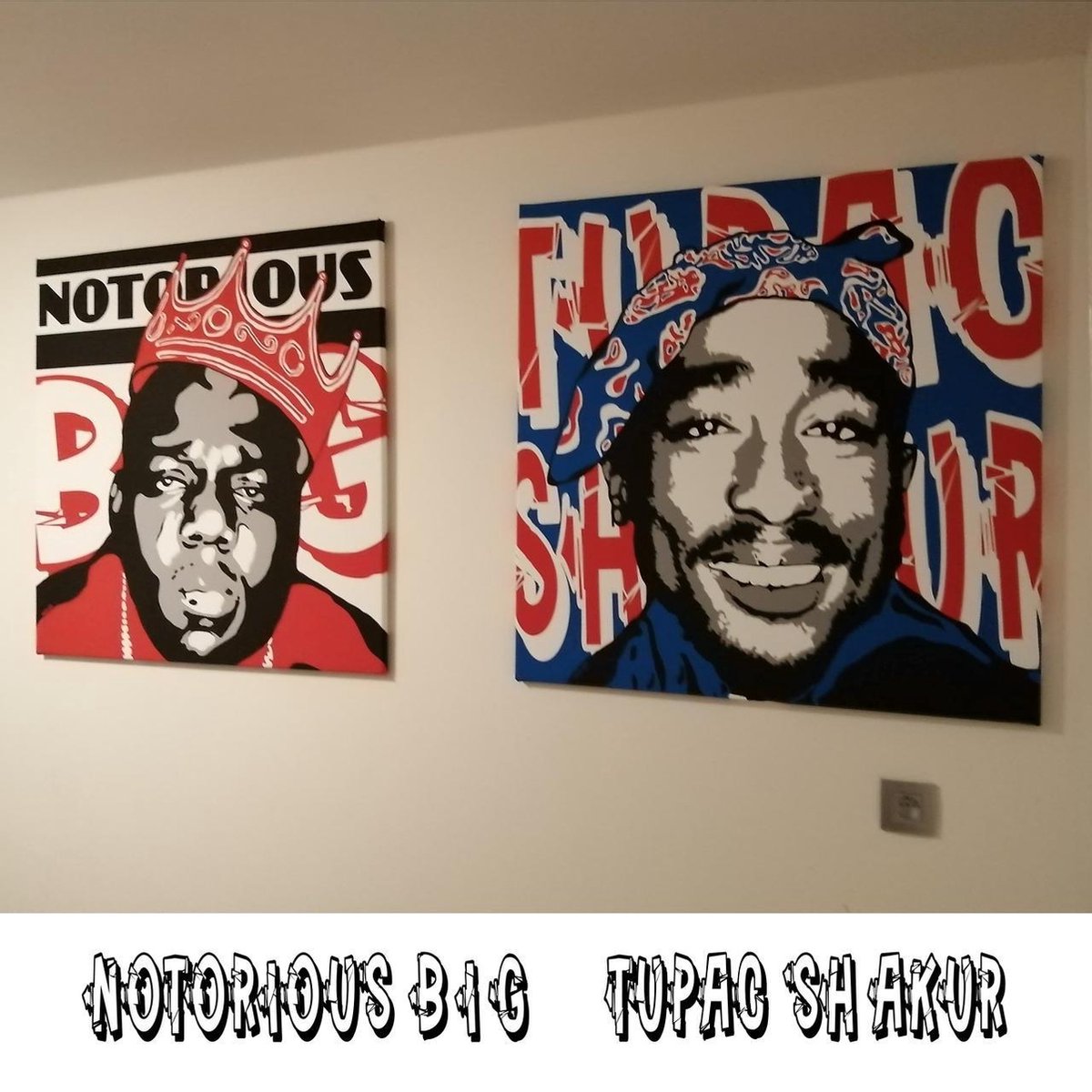 Pop Art Duo Tupac Shakur & Notorious BIG | bol.com