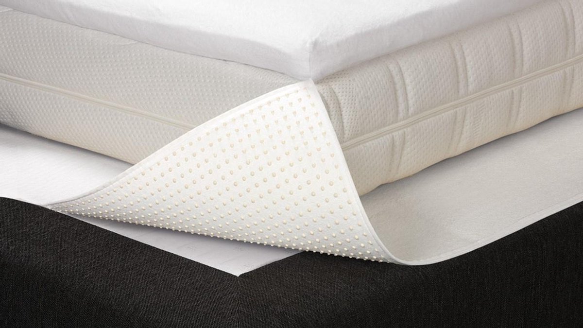 Beter Bed Topper Molton Hoeslaken en Anti-Slip Matrasonderlegger ...