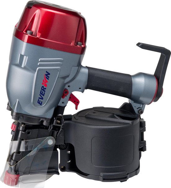 Everwin Tacker | Pneumatisch | FC/N90 | Coilnagel | Krachtige Tacker | bol