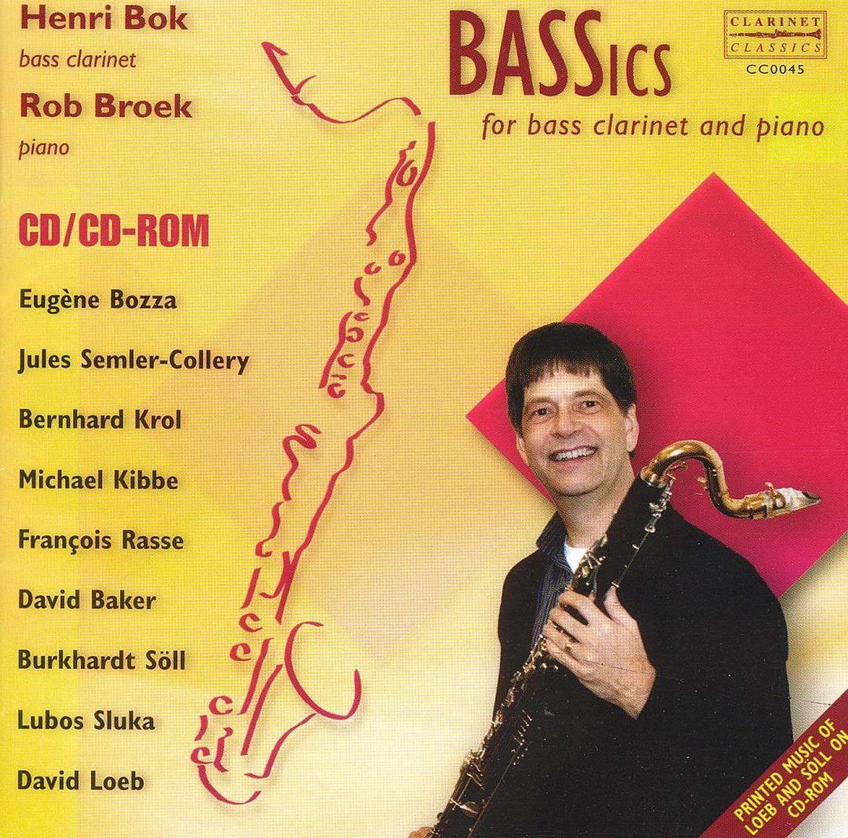 Bassics Music For Bass Clar Piano, Henri Bok | CD (album) | Muziek ...