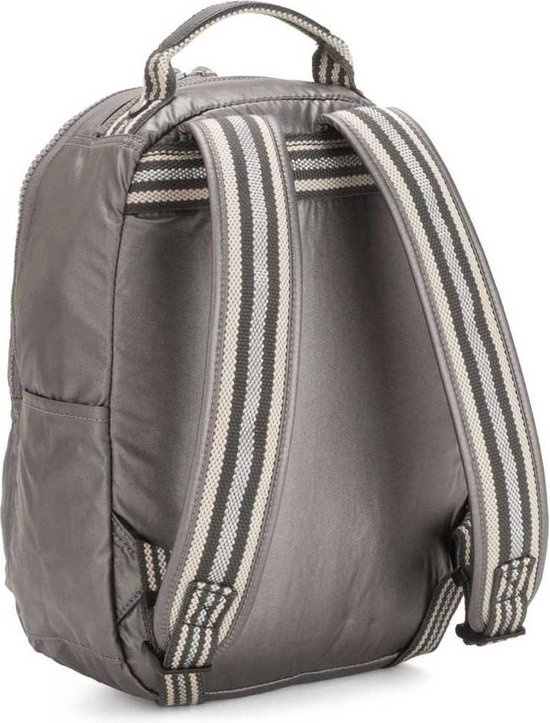 Kipling Seoul S Rugzak Carbon Metallic | bol