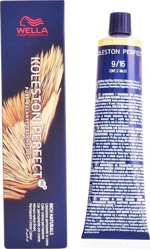Vopsea Permanenta Wella Professionals Koleston Perfect 9/16, Blond ...