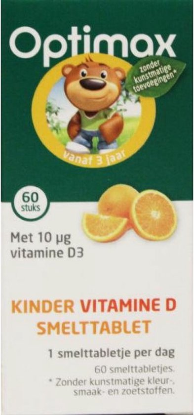 Optimax Kinder natuurlijke D smelttablet | bol.com