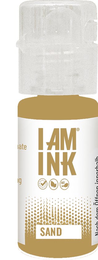 I AM INK - Sand 30ml | Premium Professionele Tattoo Inkt | Reach & Vegan | Stick en... | bol