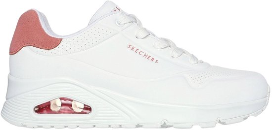 Skechers Uno - Pop Back - Dames Sneakers - Wit | bol
