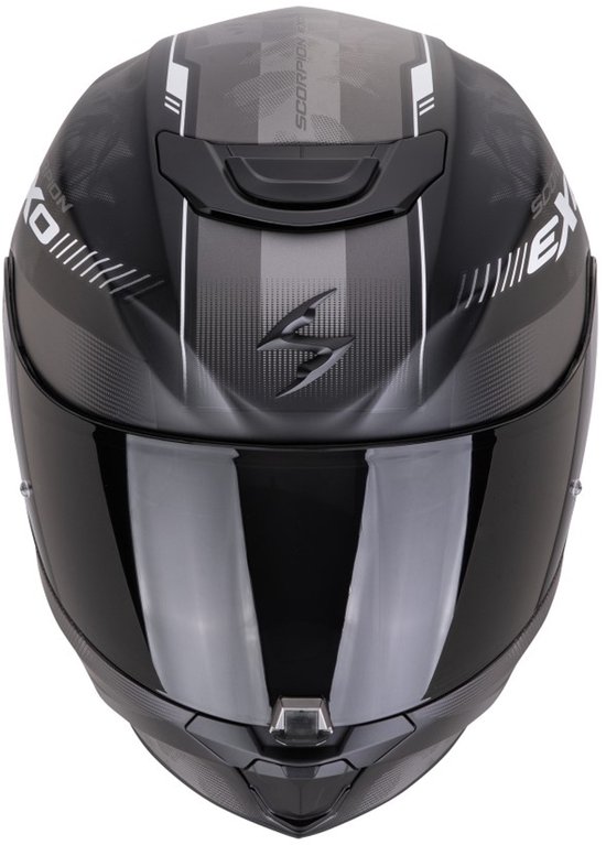 Scorpion Exo-391 Ava Matt Black-Silver - Maat XS - Integraal helm ...