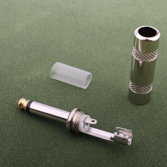 Soldeerverbinders 10 stuks 6,35 mm TS audio-stekker 1/4 inch mono ...