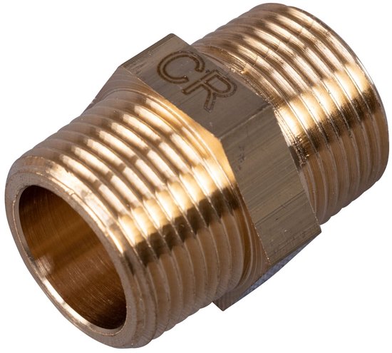 Maestrini dubbele nippel buitendraad | bol