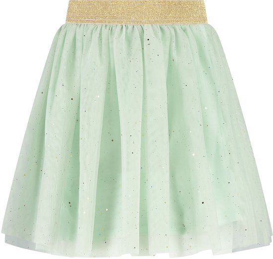 MAYCE zomer rok meisjes - mint groen - tule, glitter | bol