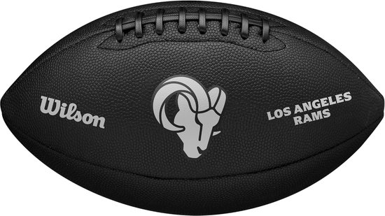 Wilson NFL Team Metallic Premiere Los Angeles Rams Ball, Unisex, Zwart ...