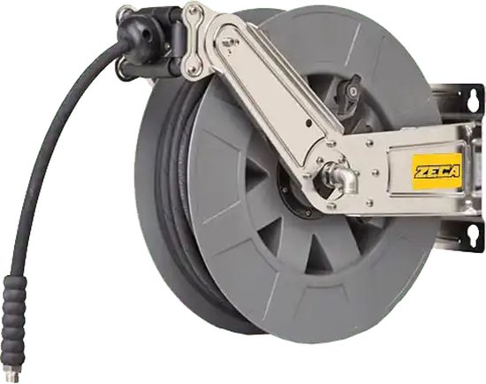 ZECA 8406 Automatische Slanghaspel RVS 18 meter 10mm | bol