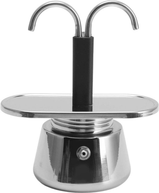 100ML Italiaans Roestvrijstalen Moka Pot - Dubbele Kop DIY Conduit ...