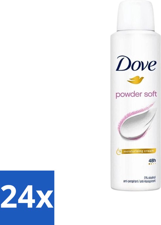Dove - Deospray - Powder Soft - 150 ml - Voordeelverpakking - 24 stuks ...