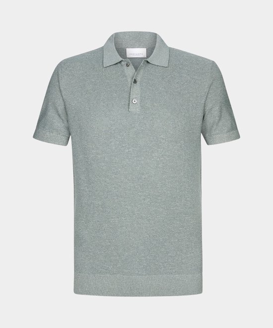 Profuomo Polo korte mouw Groen Knitted PPWD10005D/Z2 | bol