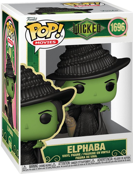 Funko Pop! Wicked Elphaba Vinyl Figur 1696 - Fan merch voor thuis | bol