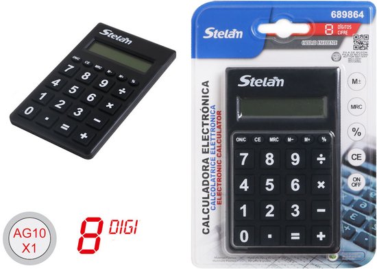 Decopatent - Rekenmachine Calculator - Werkt op Batterij en ...