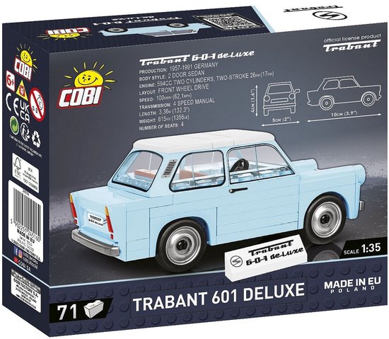 COBI Trabant 601 Deluxe - COBI-24516 | bol