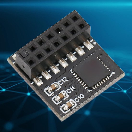 14Pin SPI Tpm 2.0 Module Encryption Security Chip - 11 Moederbord ...
