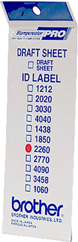 Brother ID2260, Brother SC-2000, SC-2000USB, 78 x 178 x 1 mm, 22 g, 24 ...